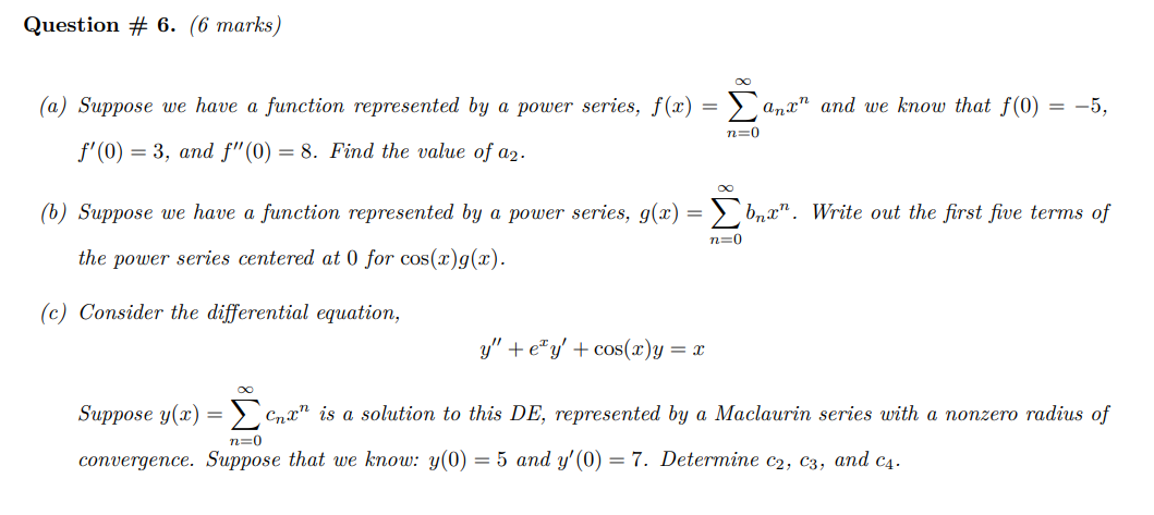 Solved (a) Suppose we have a function represented by a power | Chegg.com