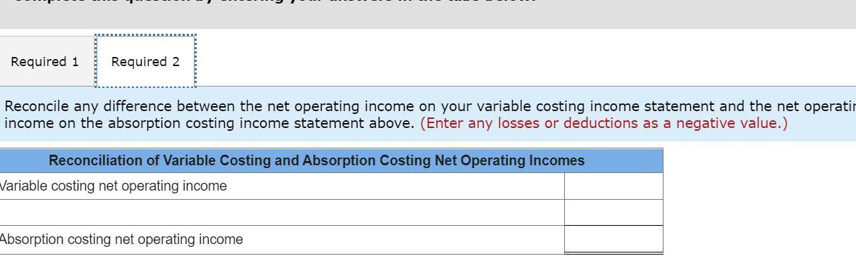 Solved Required 1 Required 2 Reconcile any difference | Chegg.com