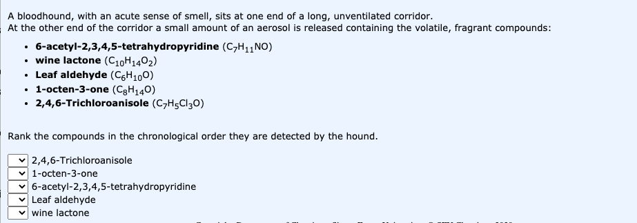 Solved A bloodhound, with an acute sense of smell, sits at | Chegg.com