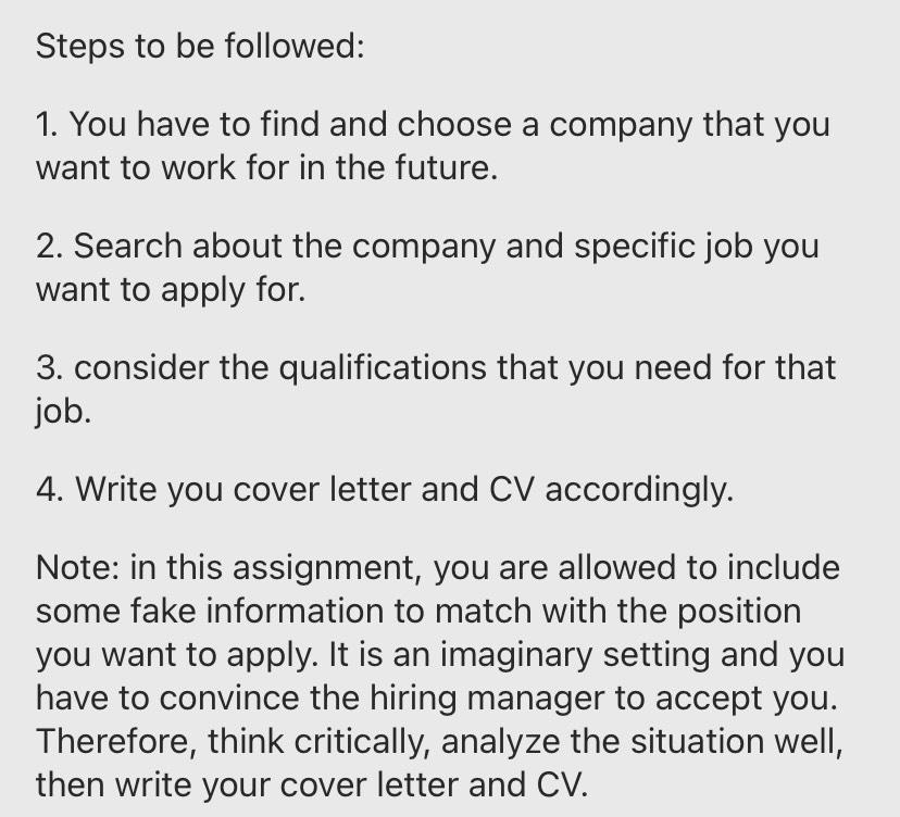 Solved Steps to be followed: 1. You have to find and choose | Chegg.com