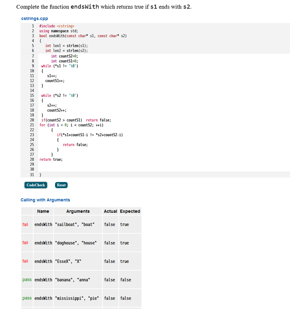 Solved I need help fixing my code (You cannot use any of the | Chegg.com