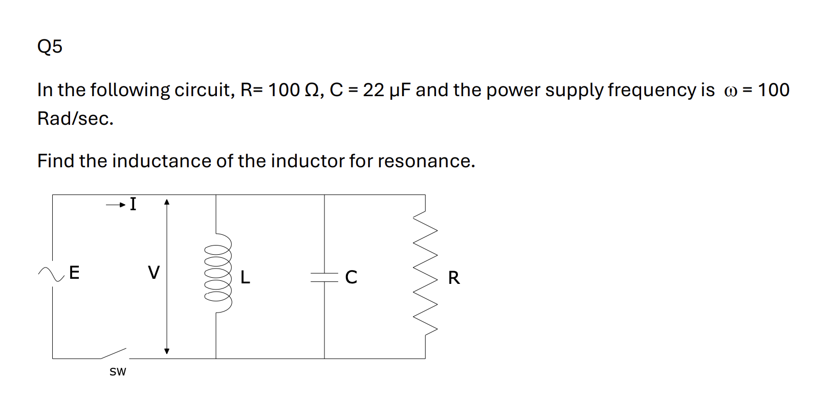 code class="asciimath">Q5 ﻿In the following circuit, | Chegg.com