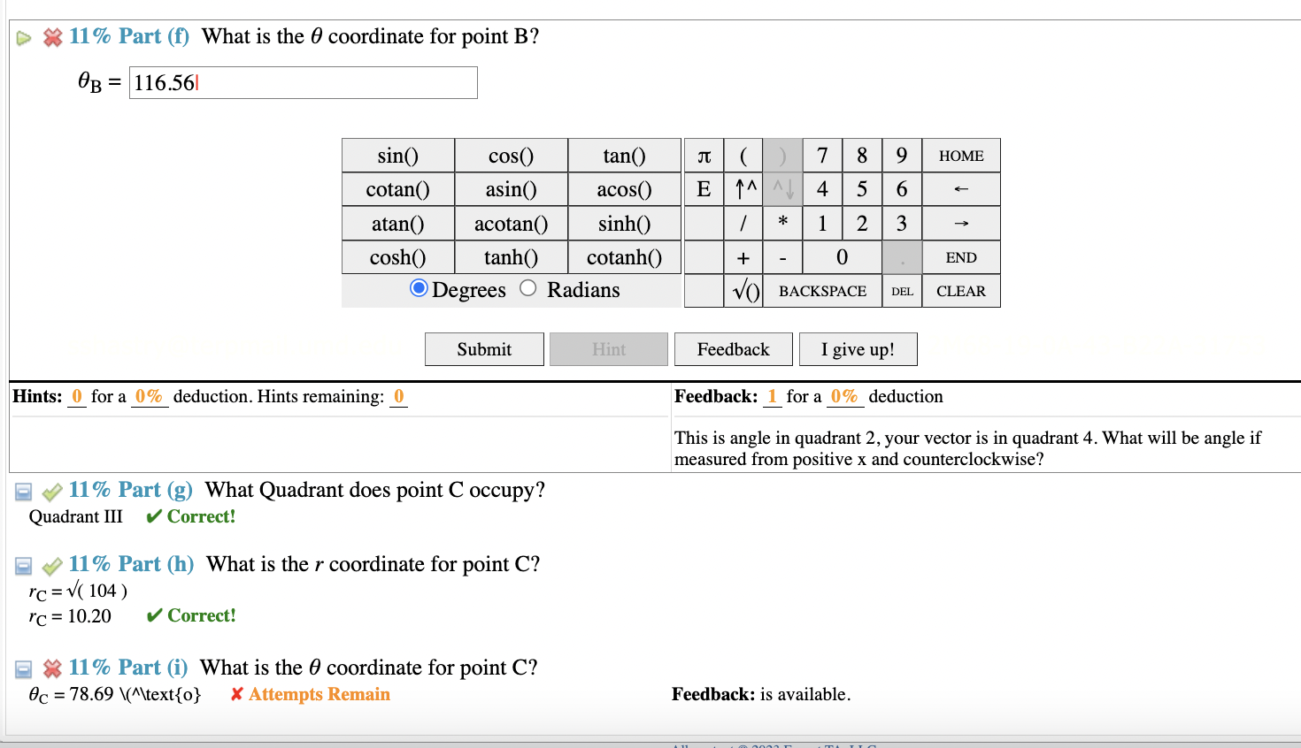 Solved Points A (-5,8), B (4,-8), and C (-2,-10) are placed | Chegg.com