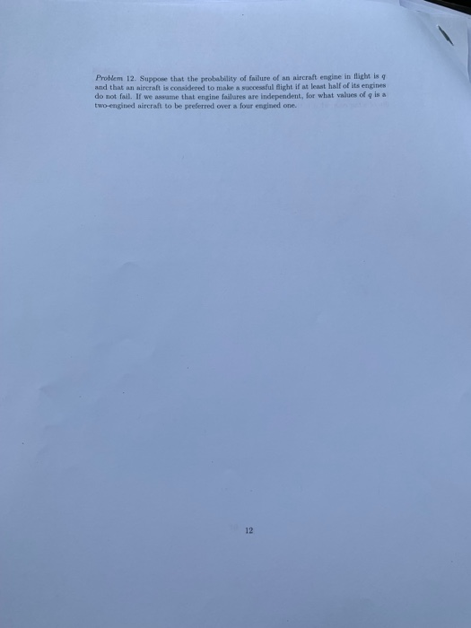Solved Problem 3. Show that for any three events, A. B and C | Chegg.com