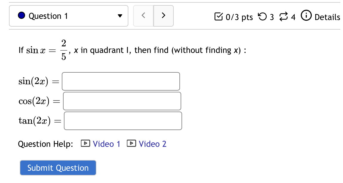 Solved If csc(x)=7, for 90∘ | Chegg.com