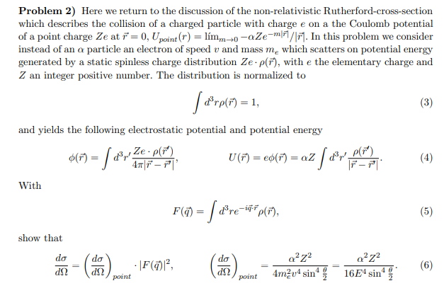 Solved Problem 2) Here we return to the discussion of the | Chegg.com