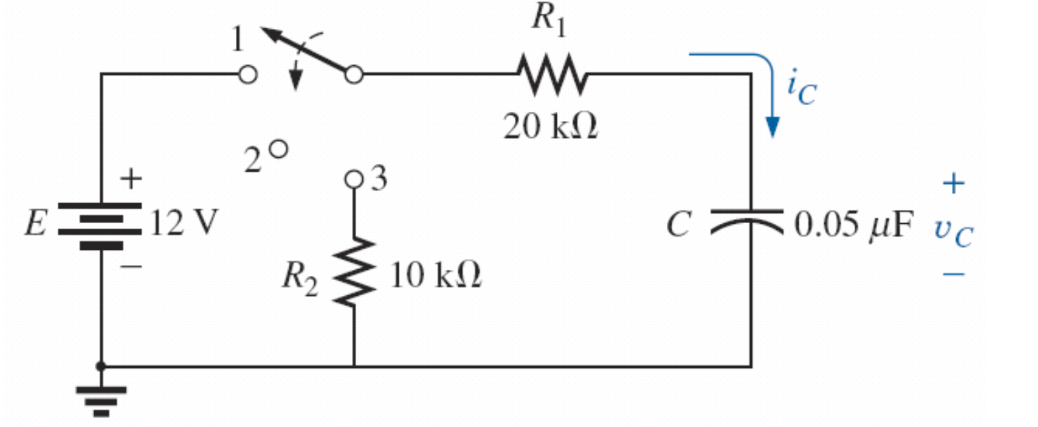 Solved 1. For the circuit below: a. Find the mathematical | Chegg.com