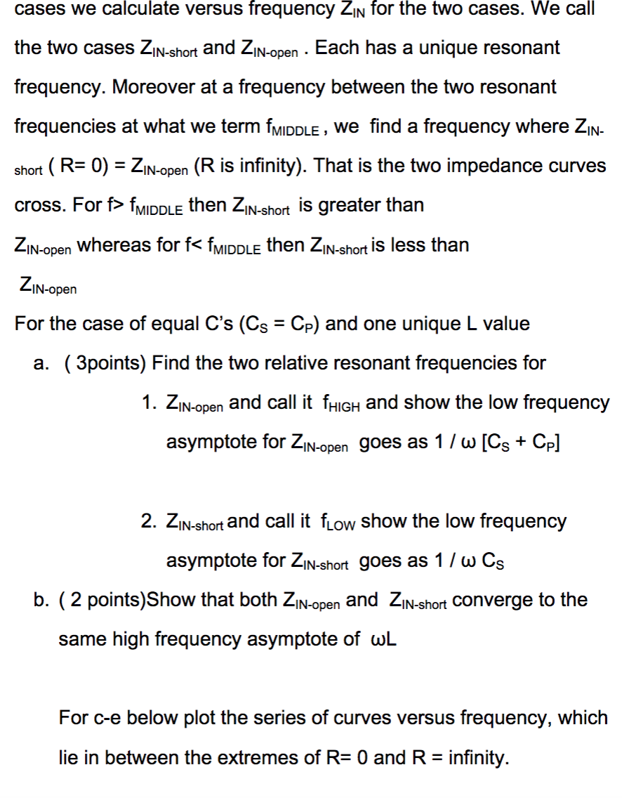 L-C-C and C-L-L circuits are legacy circuit buffers | Chegg.com