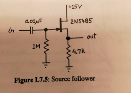 7. FET: Gate-Source Voltage Vas and Drain Current ID. | Chegg.com
