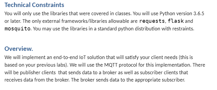 Solved MQTT) PYthon Publisher and Subscriber I created new | Chegg.com