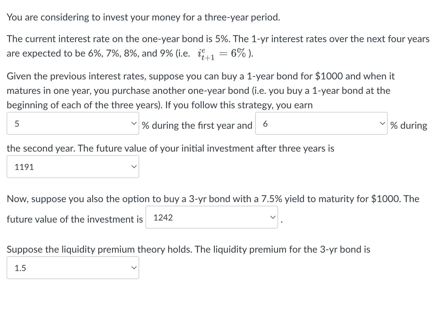 Solved OPTIONS... blank 1: 5,6,7,8,9; blank 2: 5,6,7,8,9; | Chegg.com