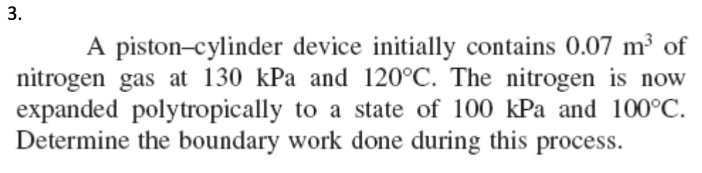 Solved A piston-cylinder device initially contains 0.07 m3 | Chegg.com