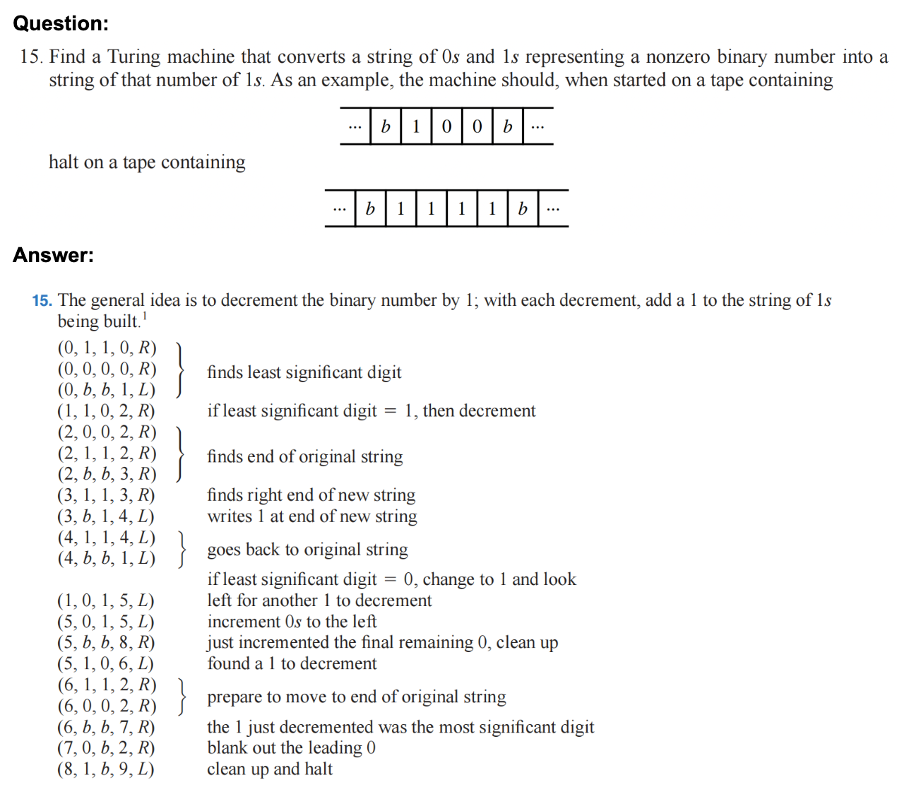 Solved Find a Turing machine. I have provided the answer, | Chegg.com