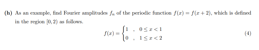 Solved Question 3 Discrete Fourier Analysis Fourier
