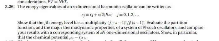 Solved considerations, PV NKT 3.26. The energy eigenvalues | Chegg.com