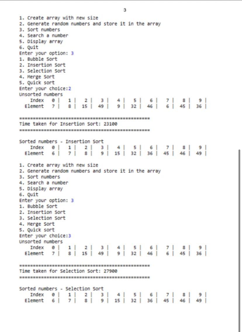 Solved the code for lab3 import java.util.Arrays; import | Chegg.com