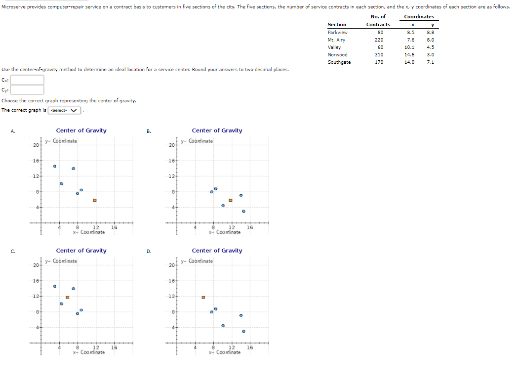 Solved Microserve provides computer-repair service on a | Chegg.com