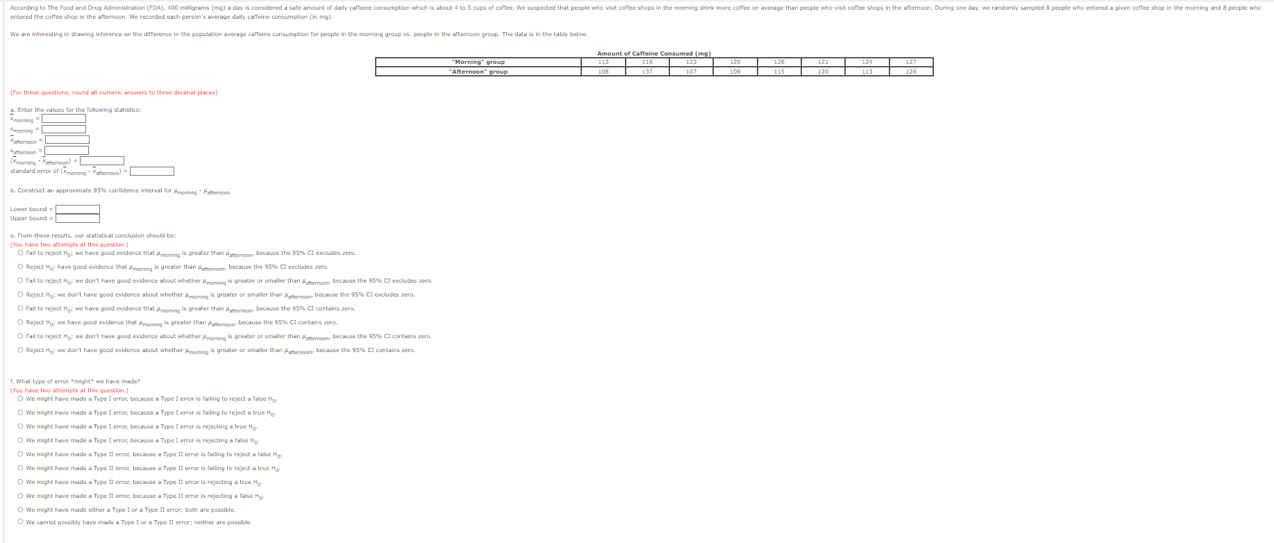 Solved Lower bound = Upper bound = e. From these results, | Chegg.com