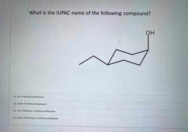 Solved What is the IUPAC name of the following compound? OH | Chegg.com