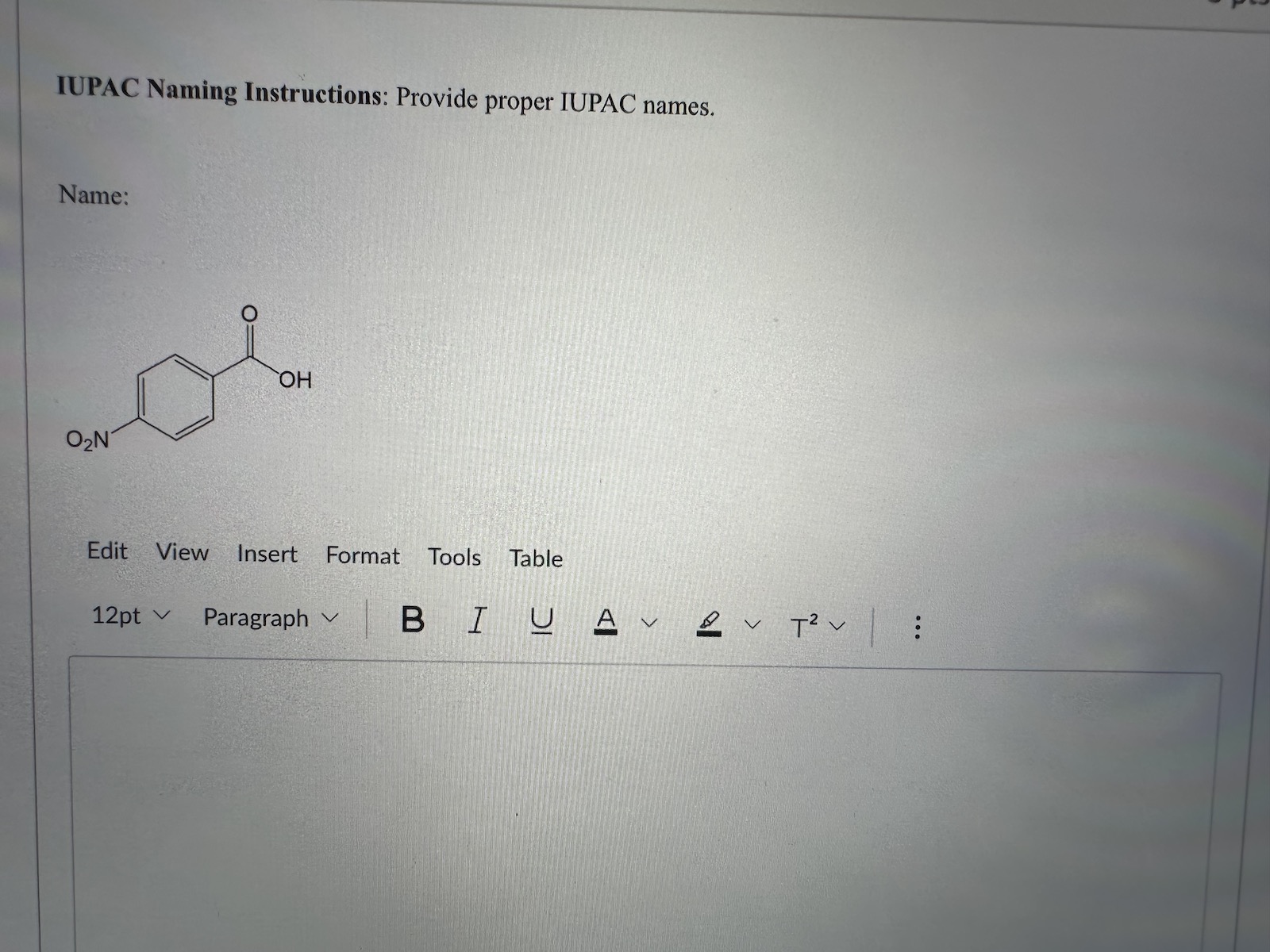 Solved IUPAC Naming Instructions: Provide proper IUPAC | Chegg.com