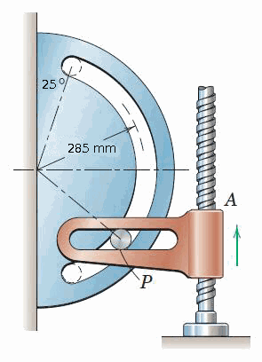Solved In the design of a timing mechanism, the motion of | Chegg.com