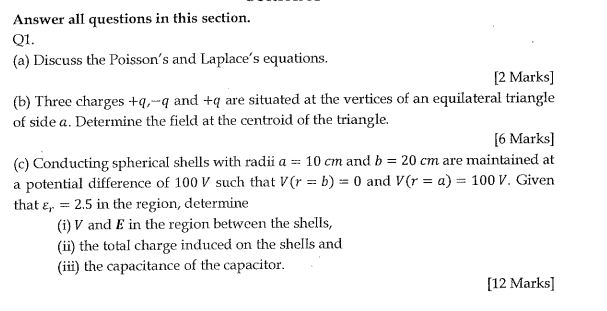 Solved Answer all questions in this section.Q1.(a) ﻿Discuss | Chegg.com