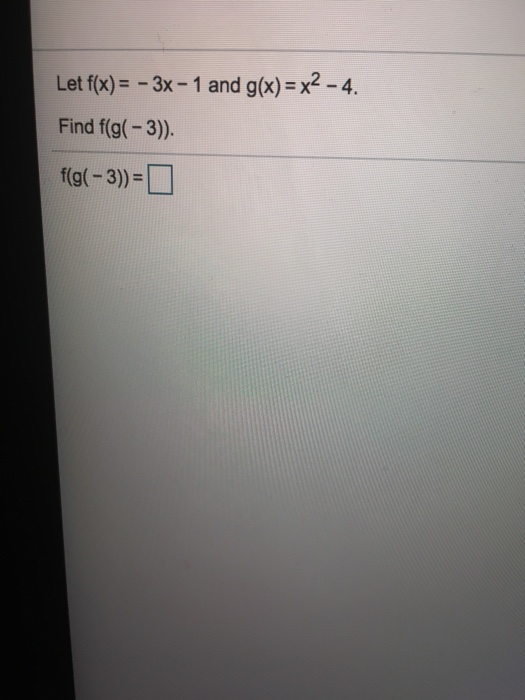Solved Let g(x) = 2x + 7, Find x if g (x) = 7. The value of | Chegg.com