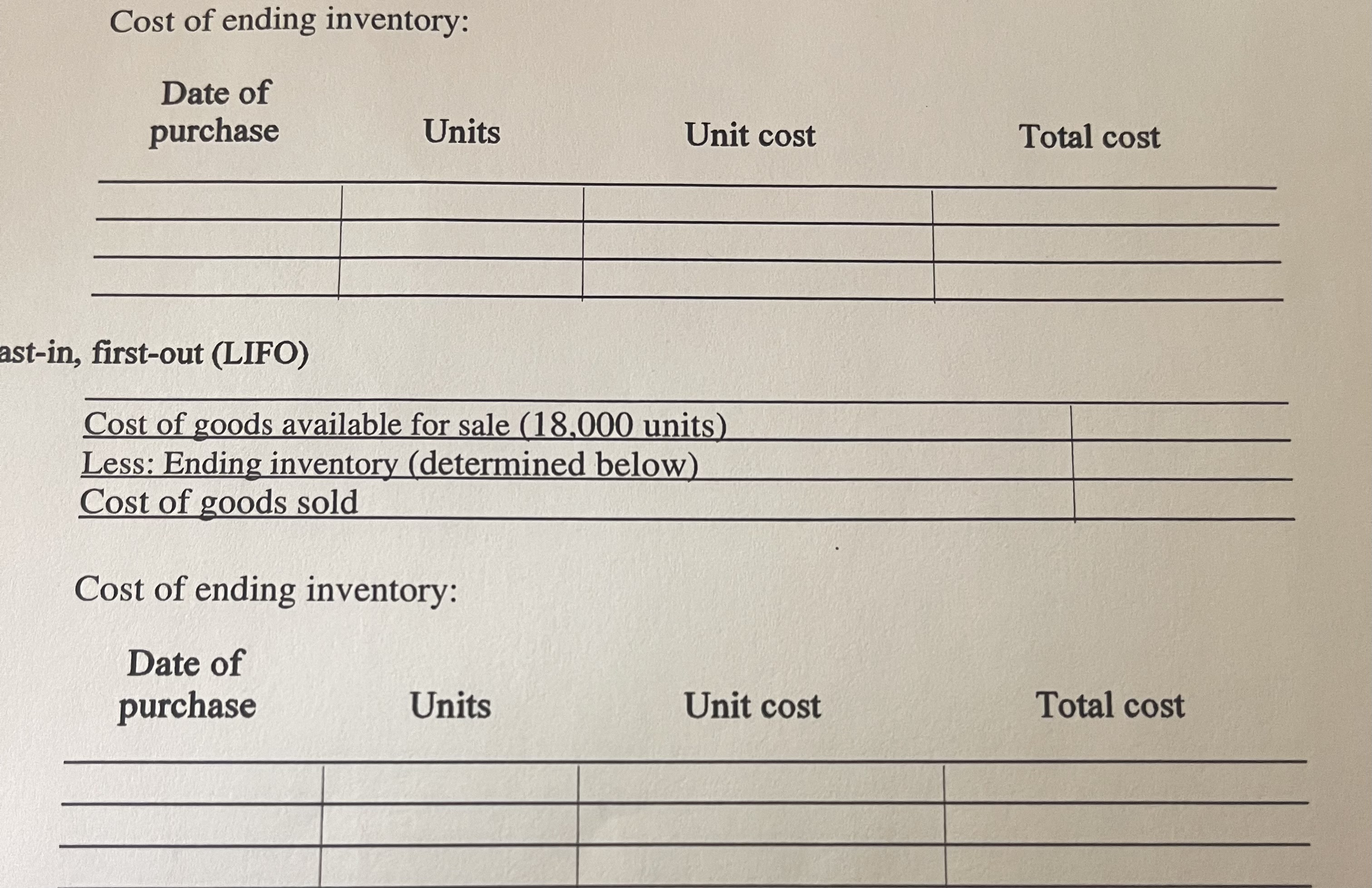 Solved E 8-13 Inventory cost flow methods; periodic system | Chegg.com