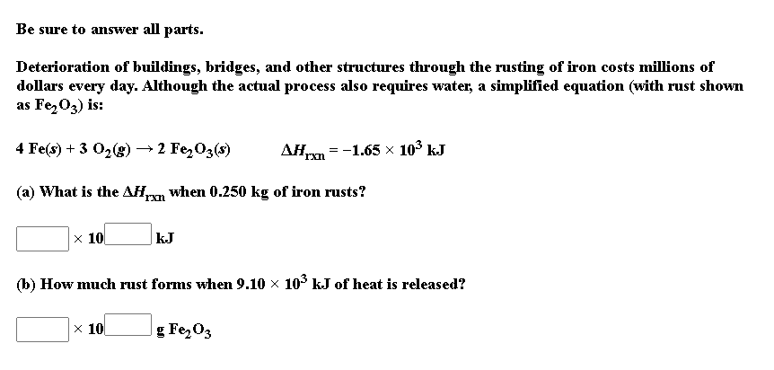 Solved Deterioration of buildings, bridges, and other | Chegg.com