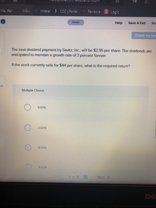 Solved Me Har MSU☆ Intake J CCC Portal Pandora ㈣ Logic Help | Chegg.com