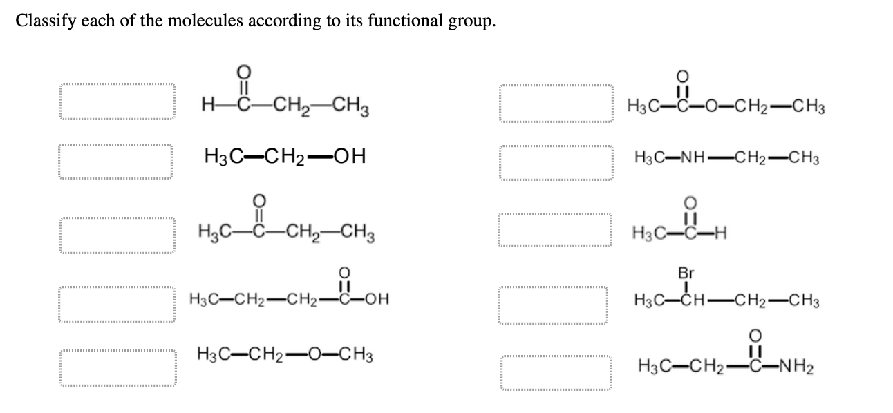 Solved Classify each of the molecules according to its | Chegg.com