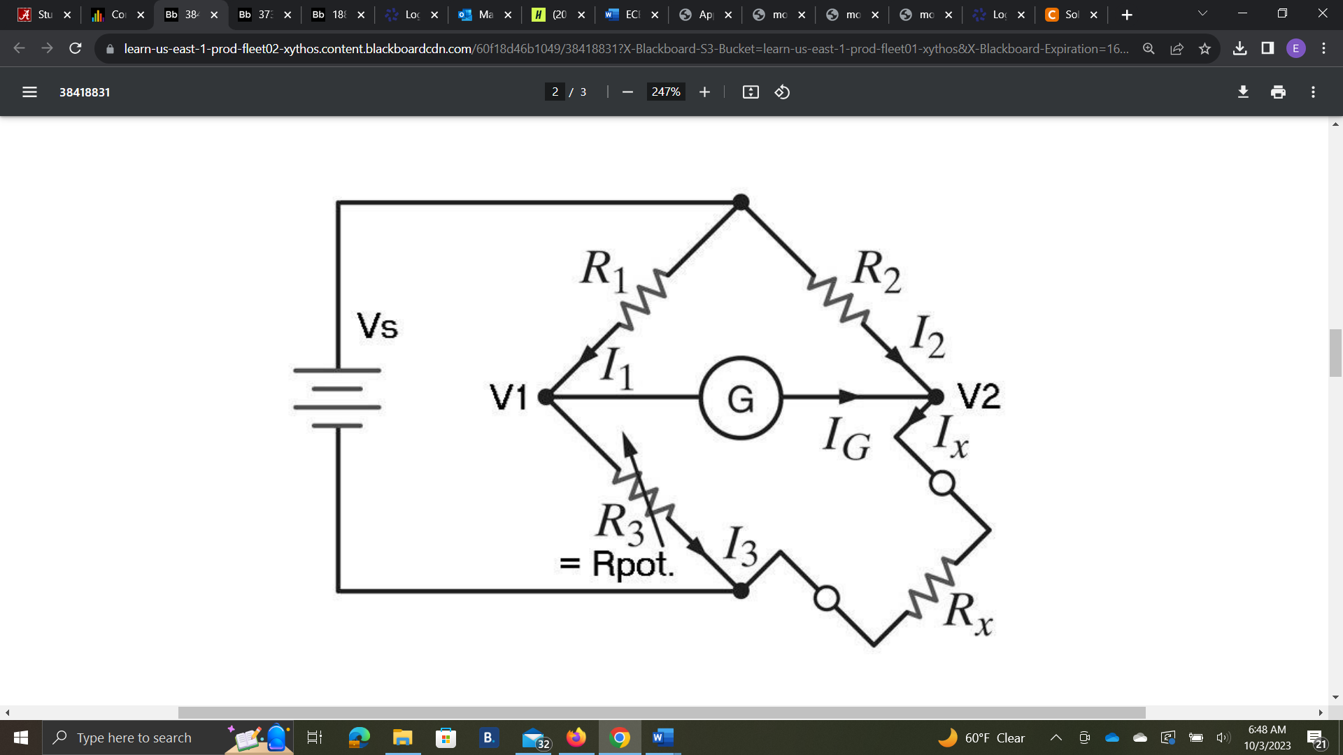 Find the theoretical analysis equations for the | Chegg.com