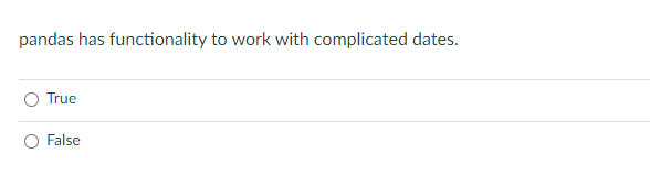 Solved pandas has functionality to work with complicated | Chegg.com