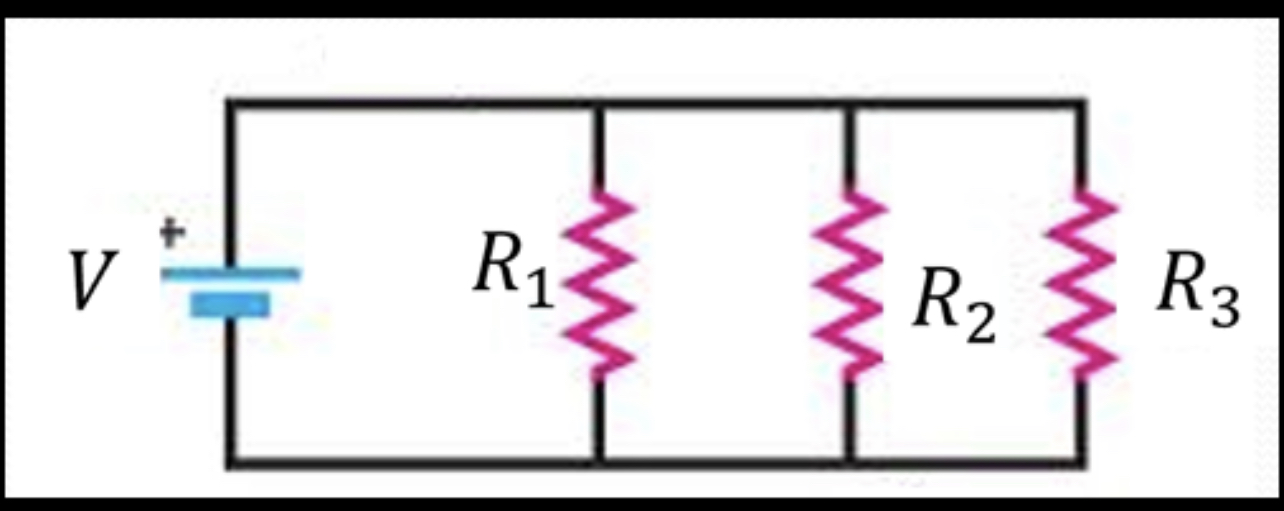 Solved A 10 V battery is connected in parallel to three | Chegg.com