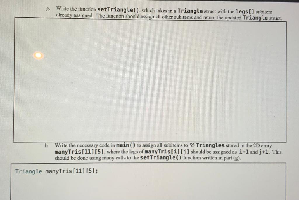 Solved с a b 8. [A struct type is defined as follows (the | Chegg.com