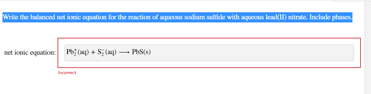 Solved net ionic equation: | Chegg.com