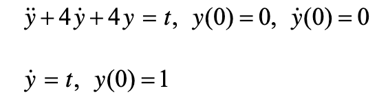 Solved Solve the following forced differential equations | Chegg.com Solved Solve the following forced differential equations | Chegg.com