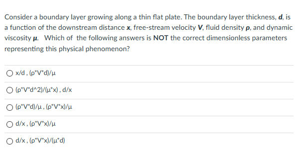 Solved Consider a boundary layer growing along a thin flat | Chegg.com