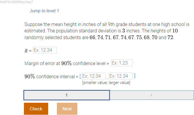 Solved Jump to level 1Suppose the mean height in inches of | Chegg.com