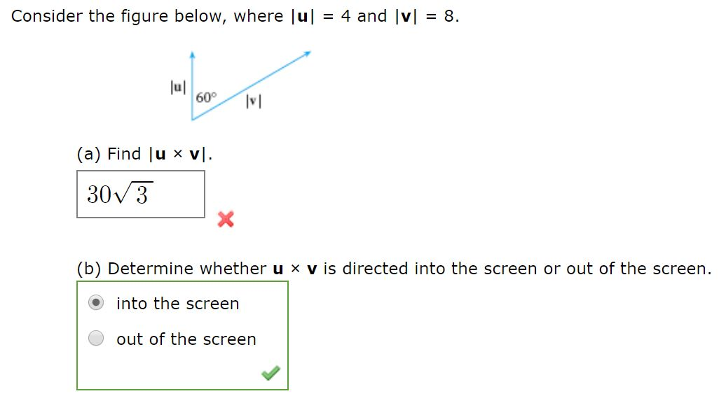 Solved Consider the figure below, where ſul = 4 and v1 = 8. | Chegg.com