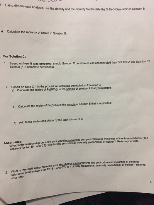 Solved propriate significant figures Mass of Fe(NO3)3-9HO | Chegg.com