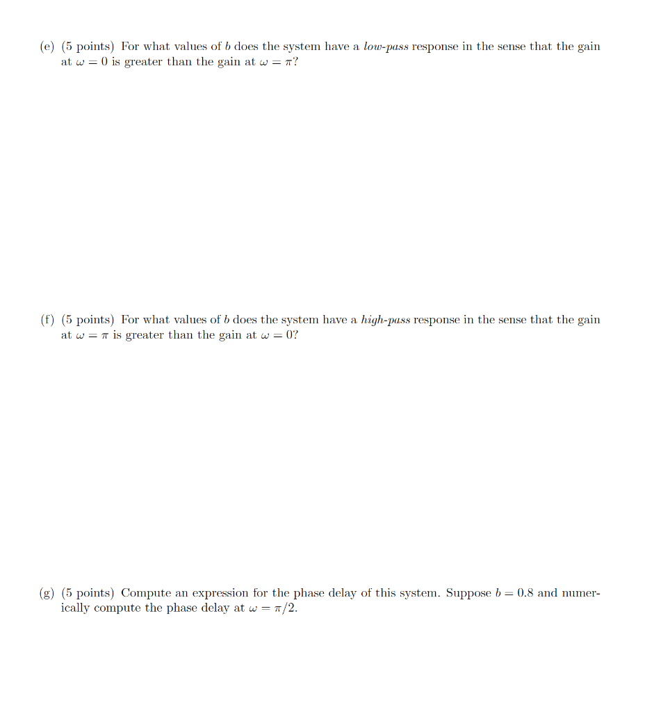 Solved 1. (50 points) For the following questions, assume | Chegg.com