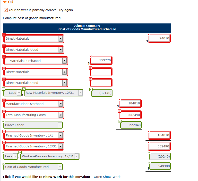Solved Exercise 14-14 (Part Level Submission) The following | Chegg.com