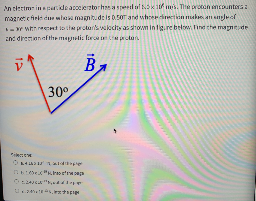 Solved An electron in a particle accelerator has a speed of | Chegg.com