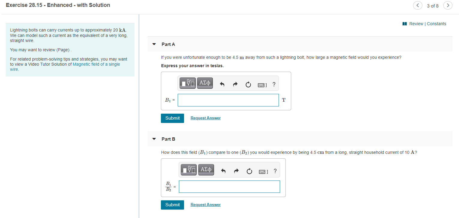 Solved Exercise 28.15 - Enhanced - with Solution 3 of 8 A | Chegg.com