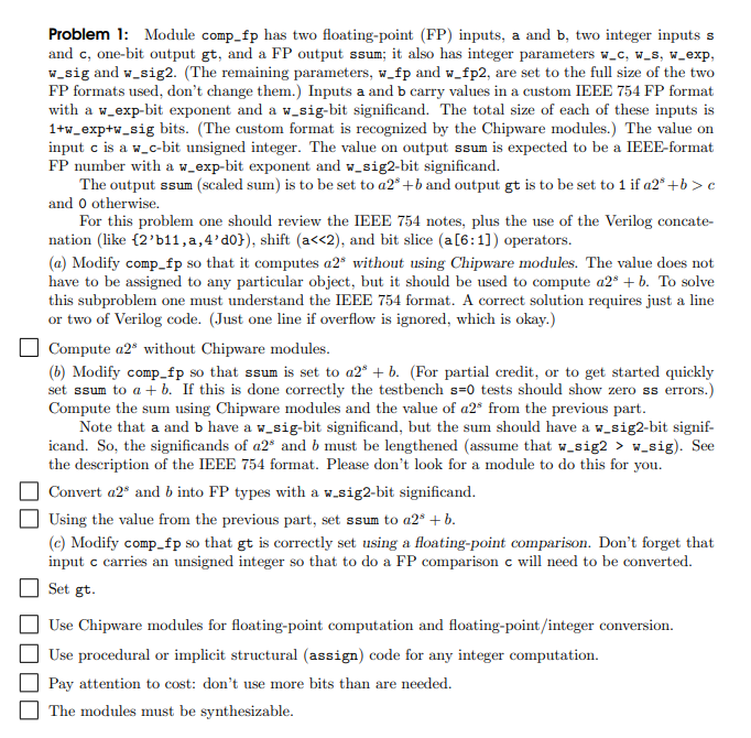 Solved Can you help me solve the following problem? I need | Chegg.com