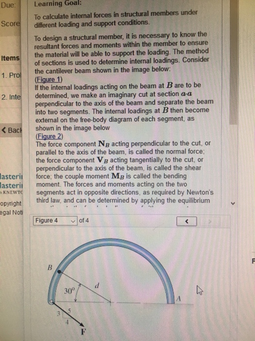 Solved Part A-Internal Loading Due to a Variable rs | Chegg.com