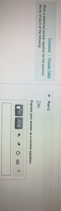 Solved Part D potassium-42 Write a Constants I Periodic | Chegg.com