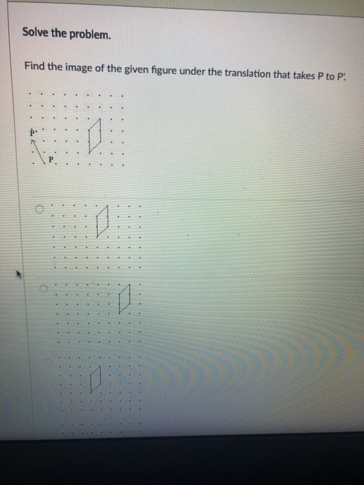 Solved Solve the problem. Find the image of the given figure | Chegg.com