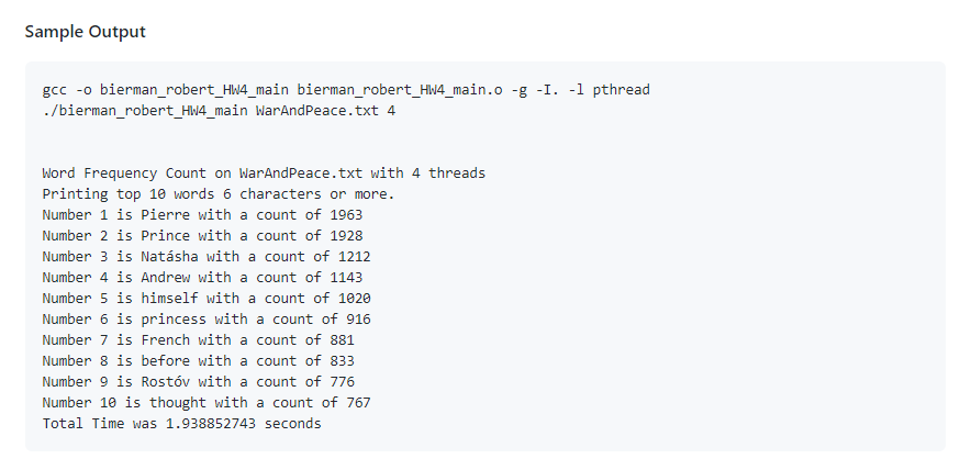 Solved For this assignment, your program is to read War and | Chegg.com